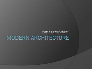 PPT - Modern Architecture PowerPoint Presentation, free download - ID ...