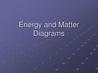 PPT - Energy and Matter Diagrams PowerPoint Presentation, free download ...