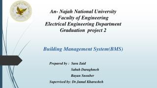 PPT - An- Najah National University Faculty of Engineering Electrical ...