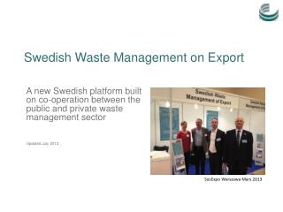 PPT - Swedish Waste Management on Export PowerPoint Presentation, free ...