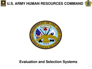 PPT - U.S. ARMY HUMAN RESOURCES COMMAND PowerPoint Presentation, free ...