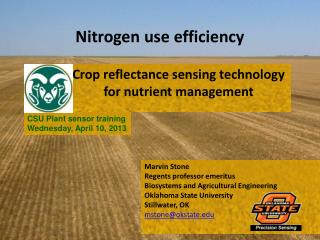 PPT - Nitrogen use efficiency PowerPoint Presentation, free download ...