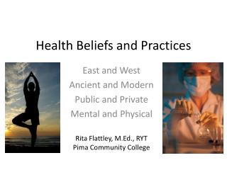 PPT - Health Beliefs and Practices PowerPoint Presentation, free ...