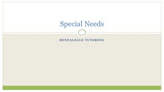 PPT - Special Needs PowerPoint Presentation, free download - ID:1602364