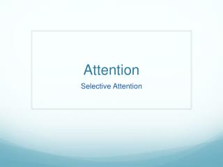 PPT - Attention PowerPoint Presentation, free download - ID:1612746