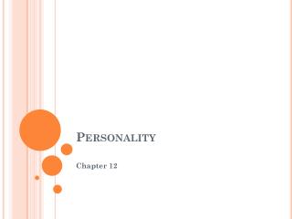 PPT - Personality PowerPoint Presentation, free download - ID:1621323