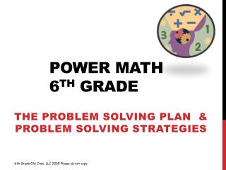PPT - Power Math 6 th Grade PowerPoint Presentation, free download - ID ...