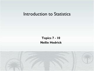 PPT - Introduction to Statistics PowerPoint Presentation, free download ...