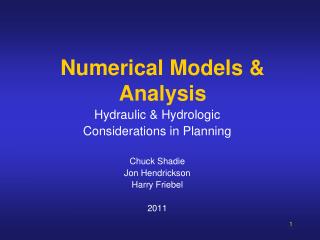 PPT - Numerical Models & Analysis PowerPoint Presentation, free ...