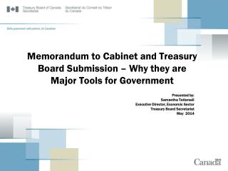 PPT - Memorandum to Cabinet and Treasury Board Submission – Why they ...