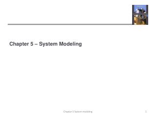 PPT - Chapter 5 – System Modeling PowerPoint Presentation, free ...