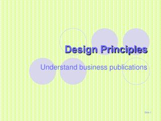 PPT - Design Principles PowerPoint Presentation, free download - ID:1693343