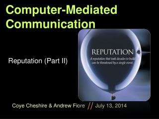 PPT - Computer-Mediated Communication PowerPoint Presentation, free ...