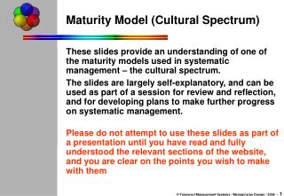 PPT - Safety Culture Maturity Model (SCMM) PowerPoint Presentation - ID ...