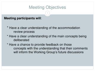 Concise measureable meeting objectives PowerPoint (PPT) Presentations ...