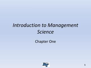 PPT - Introduction to Management Science PowerPoint Presentation, free ...