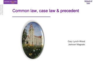 PPT - Common law, case law & precedent PowerPoint Presentation, free ...
