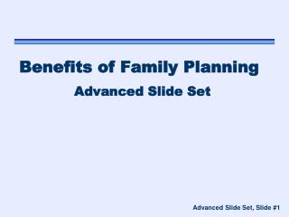 PPT - Benefits of Family Planning PowerPoint Presentation, free ...