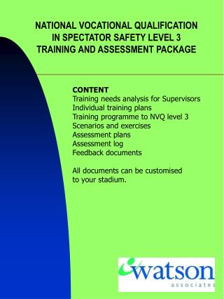 PPT - NATIONAL VOCATIONAL QUALIFICATION IN SPECTATOR SAFETY LEVEL 3 ...