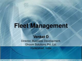 PPT - Fleet Management PowerPoint Presentation, free download - ID:1782147