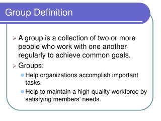 PPT - Group Definition PowerPoint Presentation, free download - ID:1800930
