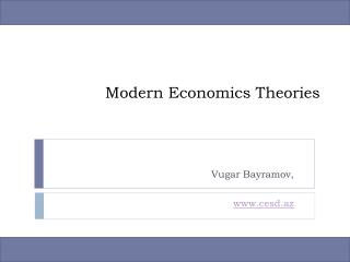 PPT - Modern Economics Theories PowerPoint Presentation, free download ...