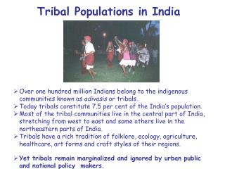 PPT - Tribal Populations in India PowerPoint Presentation, free ...