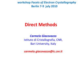 PPT - Direct Methods PowerPoint Presentation, free download - ID:1823385