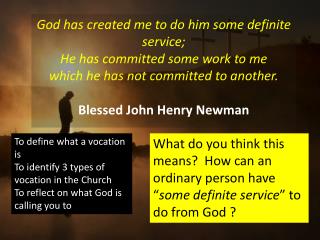 PPT - VOCATION PowerPoint Presentation - ID:2438967