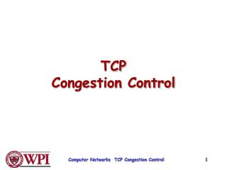 PPT - TCP Congestion Control PowerPoint Presentation, free download ...