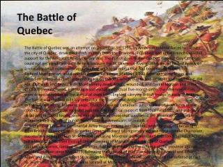 PPT - The Battle of Quebec PowerPoint Presentation, free download - ID ...
