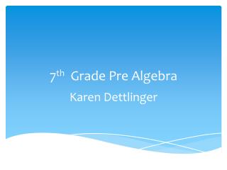 Algebra grade 7 PowerPoint (PPT) Presentations, Algebra grade 7 PPTs ...