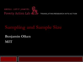 PPT - Sampling and Sample Size PowerPoint Presentation, free download ...