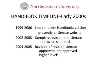 PPT - HANDBOOK TIMELINE-Early 2000s PowerPoint Presentation, free ...