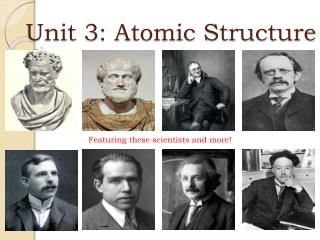 PPT - Unit 3: Atomic Structure PowerPoint Presentation, free download ...