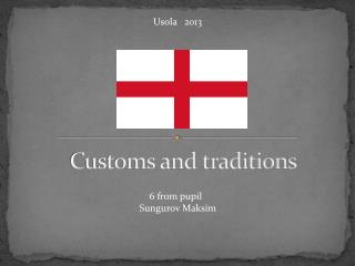 PPT - Customs and traditions PowerPoint Presentation, free download ...