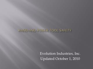 PPT - Hand and Power Tool Safety PowerPoint Presentation, free download ...