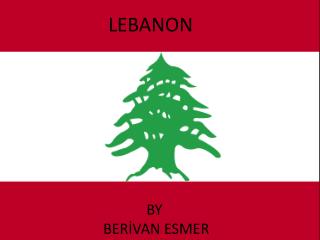 PPT - LEBANON PowerPoint Presentation, free download - ID:1933242
