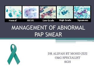 PPT - MANAGEMENT OF ABNORMAL PAP SMEAR PowerPoint Presentation, free ...
