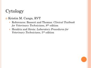 PPT - Cytology PowerPoint Presentation - ID:1952341