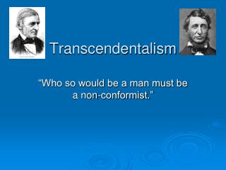 PPT - Anti-Transcendentalism PowerPoint Presentation - ID:2114629