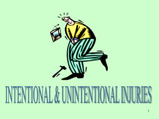PPT - INTENTIONAL & UNINTENTIONAL INJURIES PowerPoint Presentation - ID ...