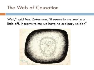 PPT - The Web of Causation PowerPoint Presentation, free download - ID ...