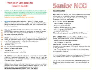 PPT - Enlisted Promotion System PowerPoint Presentation - ID:303713