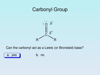 PPT - Reversal of carbonyl group polarity (Umpolung) PowerPoint ...