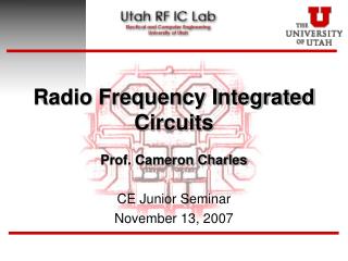 PPT - Radio Frequency Integrated Circuits PowerPoint Presentation, free ...