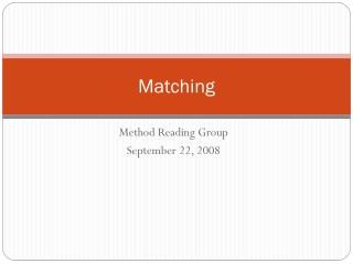 PPT - Matching PowerPoint Presentation, free download - ID:2052150