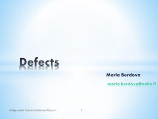 PPT - Defects PowerPoint Presentation, free download - ID:2081074