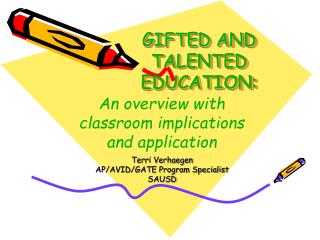 PPT - GIFTED AND TALENTED EDUCATION: PowerPoint Presentation, free ...