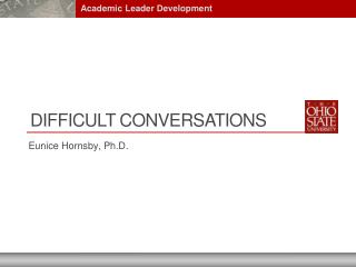 PPT - Difficult Conversations PowerPoint Presentation, free download - ID:2116815